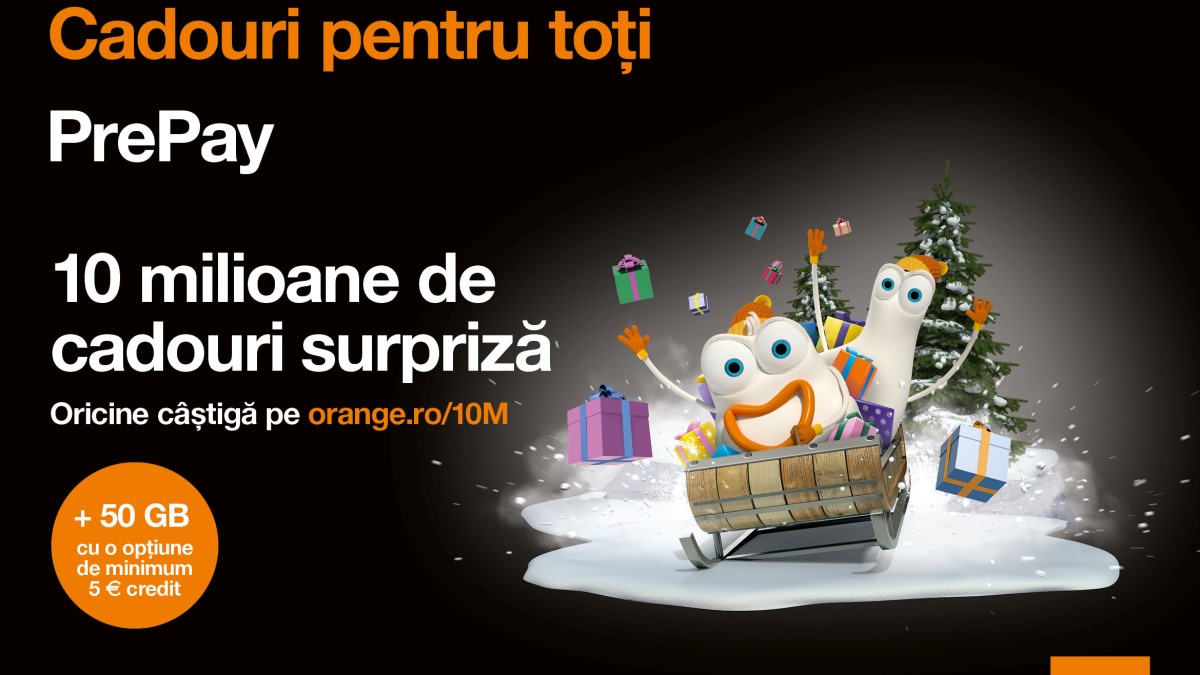 Promoție Orange PrePay cu 10 milioane de cadouri surpriză – boio.ro